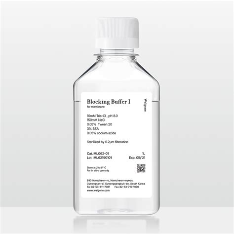 Welgene Blocking Buffer I Ph80 Ml062 01