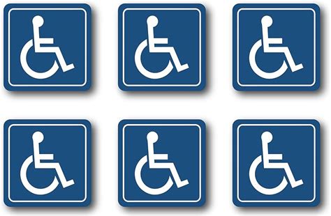 Ada Table Labels 2 Pack Table Designated For The Handicapped Sign With