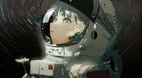 Dreaming Astronaut Hd Anime Wallpaper