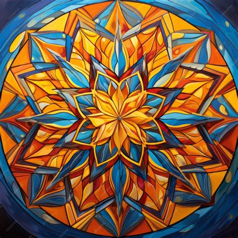 Premium Ai Image Power Of Mandala Vitality
