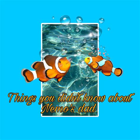 Things You Didnt Know About Nemos Dad Lgbt Amino