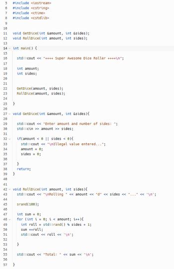 Answered I Need Help With A Dice Roller Program In C The Program Compiles And Mostly Works