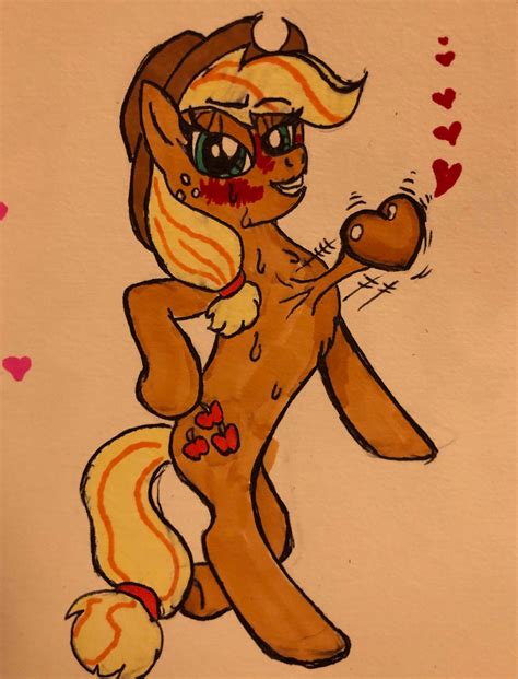 Applejack Strong Sexy Heart By Brightenight Heart On Deviantart
