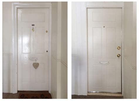 Before And After Installation Steel Security Doors