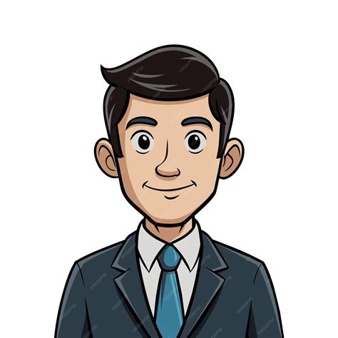 Premium Vector Businessman Cartoon Style Illustration