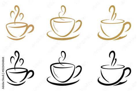 Coffee Cup With Steam Vector Art Illustration Typically Features Stylized And Simplified