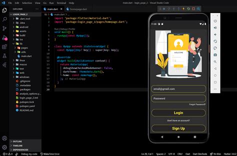 GitHub Tirthkp Login Page Flutter