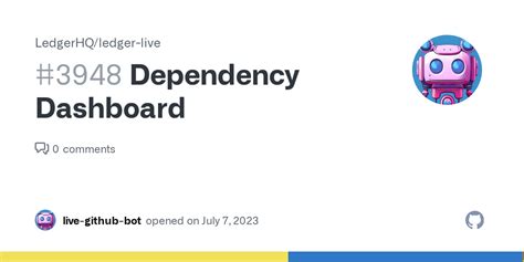 dependency dashboard · issue 3948 · ledgerhq ledger live · github