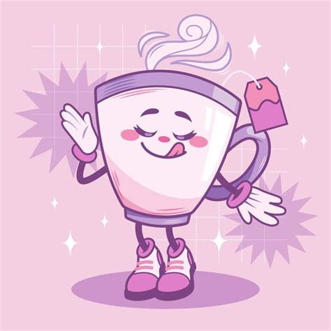 Free Vector Hand Drawn Tea Cartoon Illustration