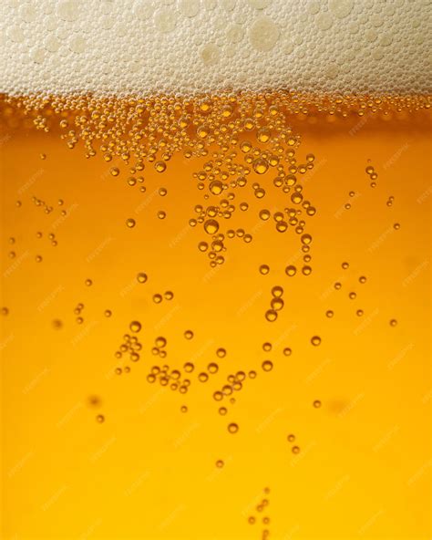 Premium Photo Texture Of Lager Beer