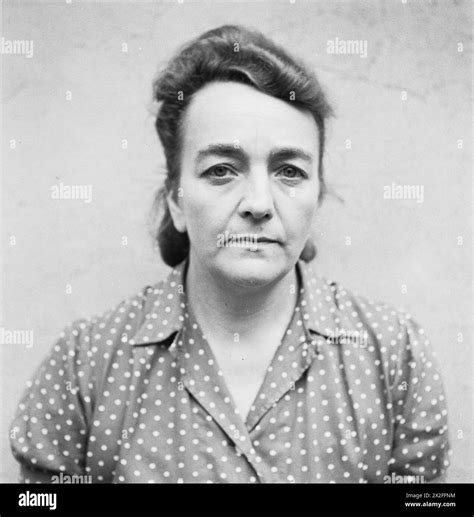 Anna Hempel Photographed At Celle In August 1945 Was A Bergen Belsen Guard Awaiting Trial And
