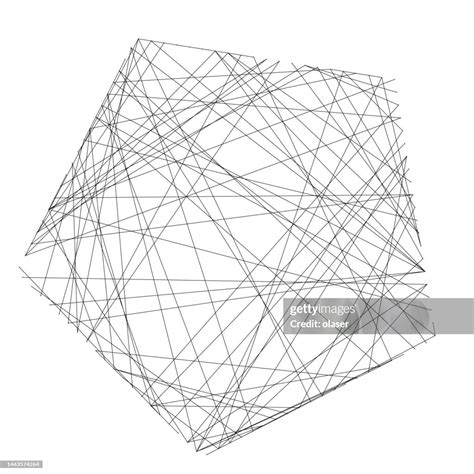 Diagonal Lines In Pentagon Shape Pattern High Res Vector Graphic