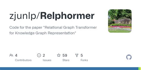 github zjunlp relphormer code for the paper relational graph
