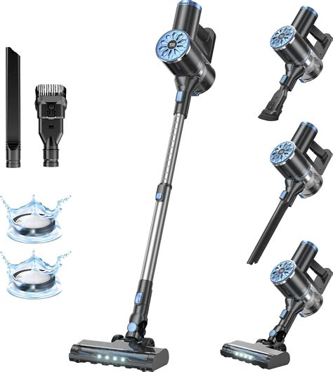 Vipsun Cordless Vacuum Cleaner With Self Standing Led