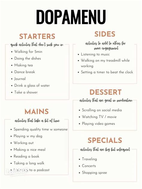 Lemon8 · Dopamenu For Stimulating Your Brain ⭐ · Sarah Jolie 🌸