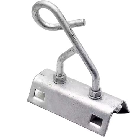 Overhead Power Line Hardware C Type Aluminum Alloy Pole Bracket With