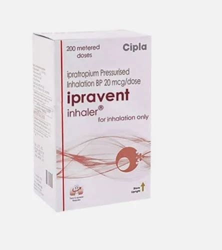 Cipla Ipravent Inhaler At ₹ 152piece Nagpur Id 2855221391730