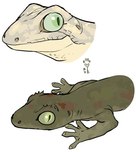 [ Oc Request ] Drew My Friends Lizards For Them R Lizards