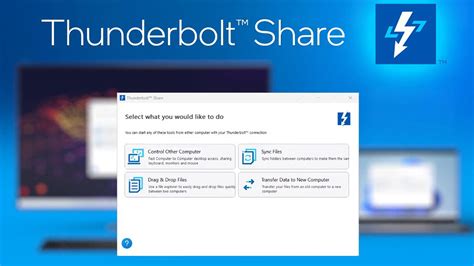 Intel Thunderbolt Share I Resmen Tanıttı Peki Ne Işe Yarıyor