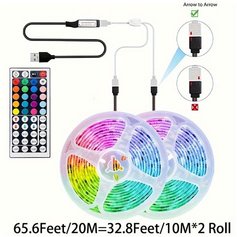 Led Strip Lights Tv Led Backlight Usb Rgb Color Strip Lights Temu