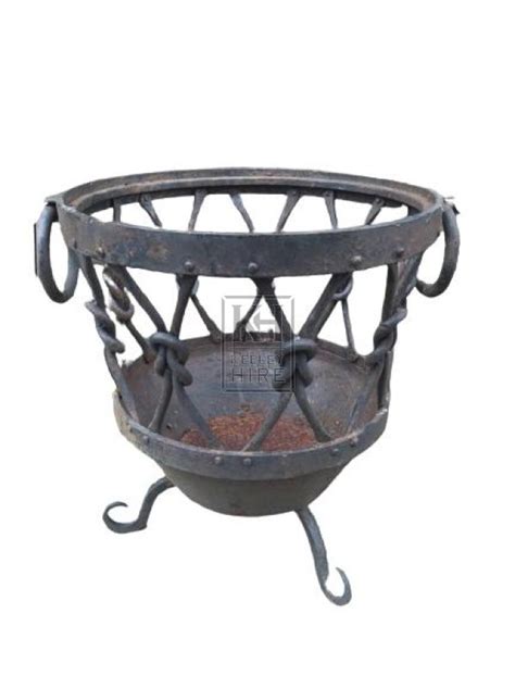 Small Knotted Iron Brazier Braziers Prop Hire Keeley Hire Film
