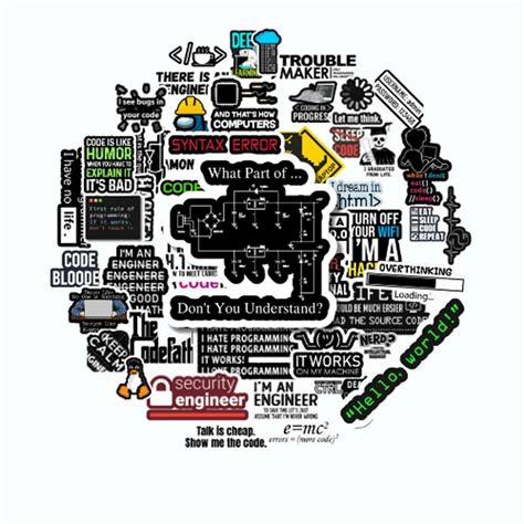 Vinyl Printed Programming Stickers Packaging Type Packet At Rs 199