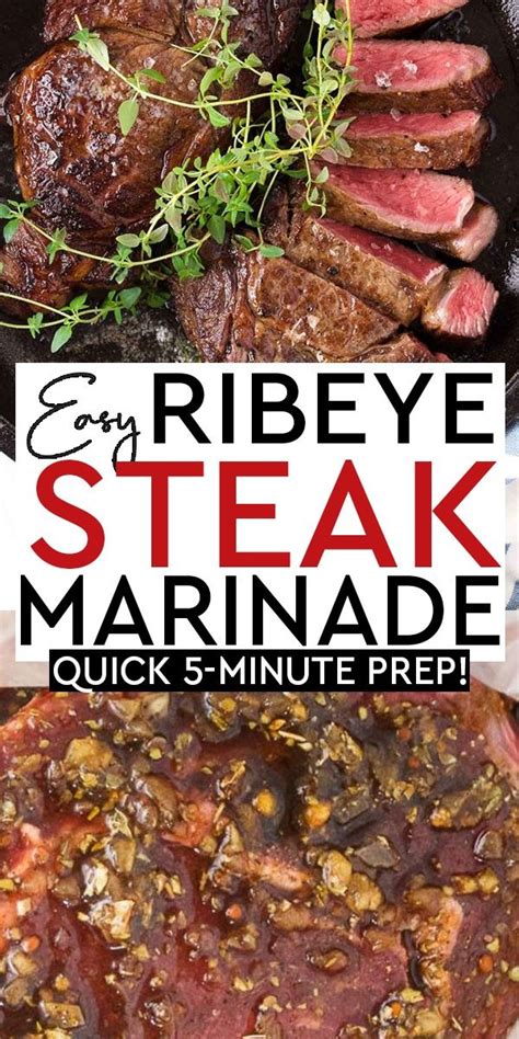 Ribeye Steak Marinade Recipe Steak Marinade Steak Marinade Recipes