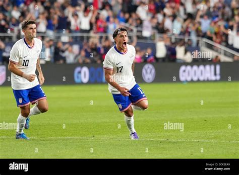 United States Alejandro Zendejas 17 Reacts After Scoring During The