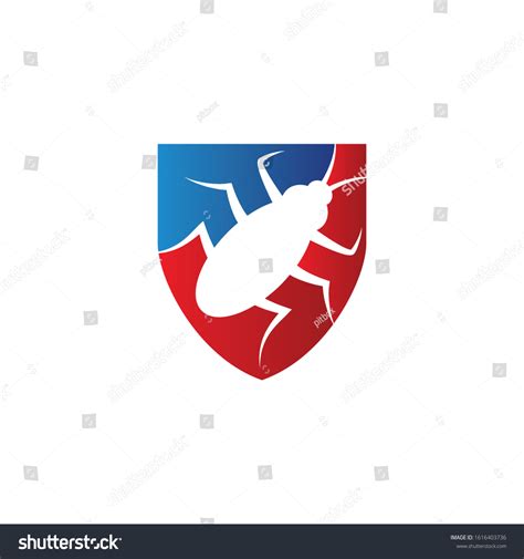 Cockroach Logo Shield Security Template 스톡 벡터 로열티 프리 1616403736 Shutterstock