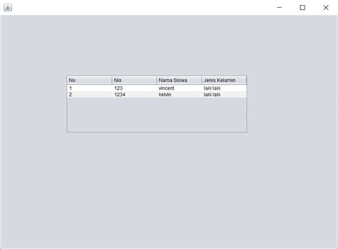 Cara Menampilkan Data Dari Database Pada Java
