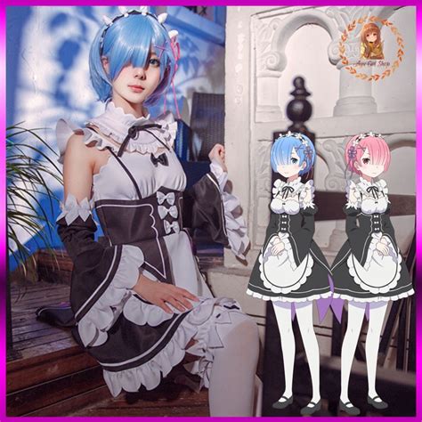 Mua Set đồ Cosplay Ram Rem Rezero Hầu Gái Váy Maid Giá Rẻ Nhất Teckivn