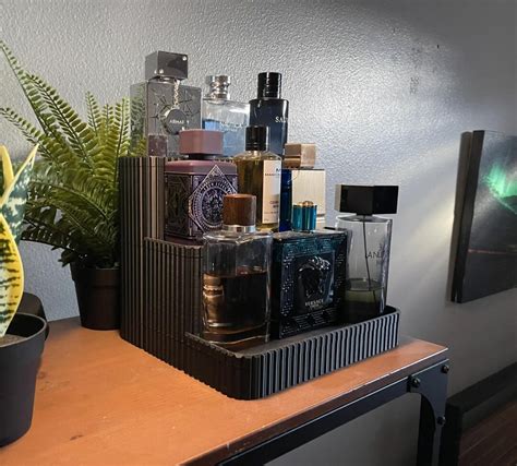 Large Fragrance Display Shelf Perfume And Cologne Bottle Organizer