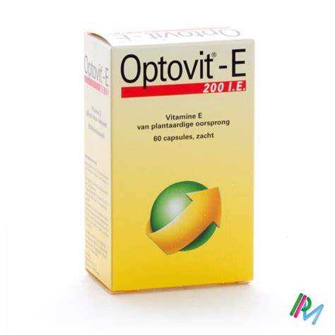 Optovit E 60 Gelules Optiphar