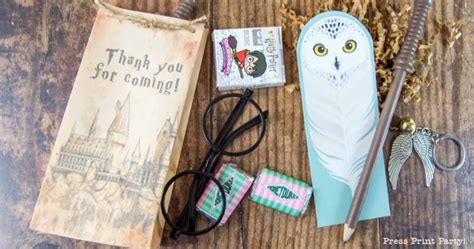 Harry Potter T Bags Diy And Unique Favor Ideas