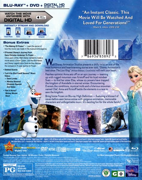 Frozen 2013 Blurays For Everyone