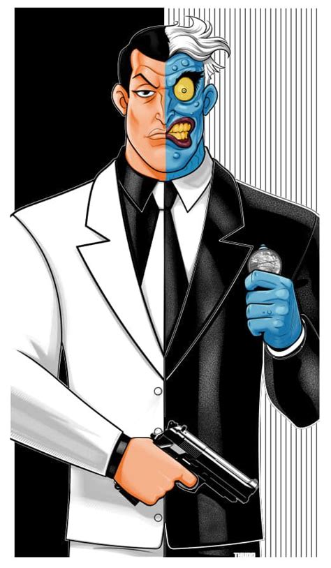 Batman The Animated Series Two Face Richard Moll Batman The Animated