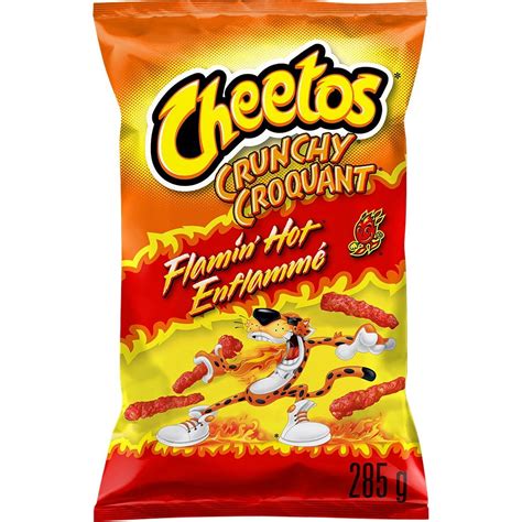 Cheetos Crunchy Flamin Hot Cheese Flavoured Snacks Walmartca
