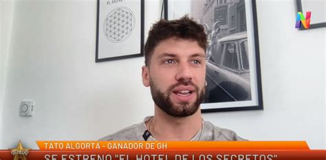 Tato De Gh Se Confesó En ‘gossip Su Nuevo Rol Como Actor En ‘el Hotel