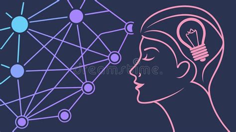 Brain With Network Nodes Neural Connections And Cognitive Science
