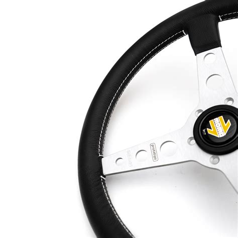 Momo Prototipo Steering Wheel 350mm Silver Gtu07 Carbone