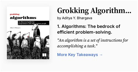 Grokking Algorithms An Illustrated Guide For Programmers And Other Curious People Summary