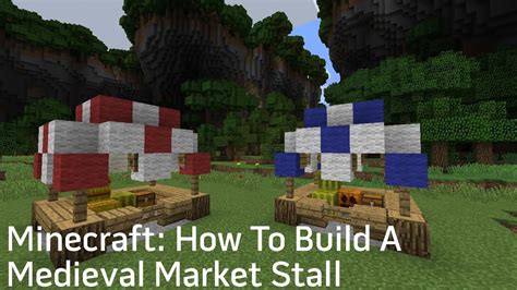 Minecraft Medieval Market Stall