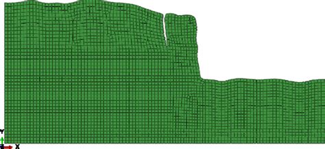 Calculation Model Of Loess Collapse At Wangdonggou Download Scientific Diagram