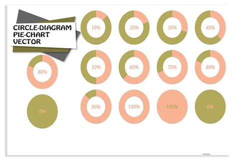 Premium Vector Circle Diagram Pie Chart Vector