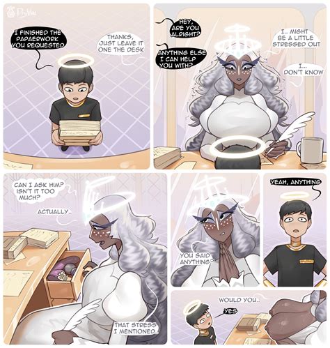 Rule 34 1boy 1girls Angel Angel Boy Angel Girl Angel Wings Aureola