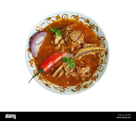 Mirchi Korma Korma Curry Dishes Kashmiri Cuisine Traditional Assorted Indian Dishes Top