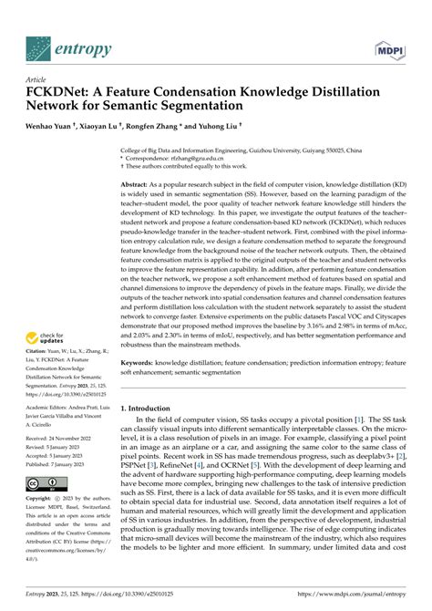 Pdf Fckdnet A Feature Condensation Knowledge Distillation Network
