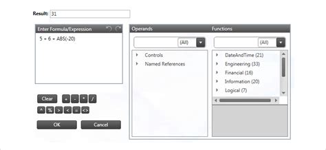 Formula Editor Component Wpf Ultimate Ui