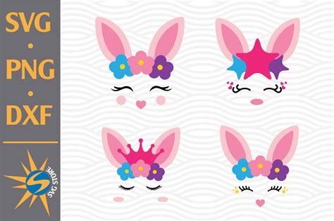Cute Easter Face Graphic By Svgstoreshop · Creative Fabrica