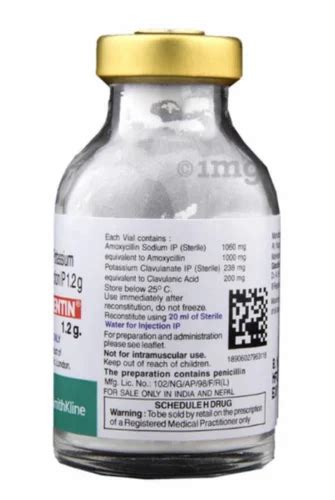 Augmentin 12gm Injection At ₹ 300vial Augmentin In Nagpur Id